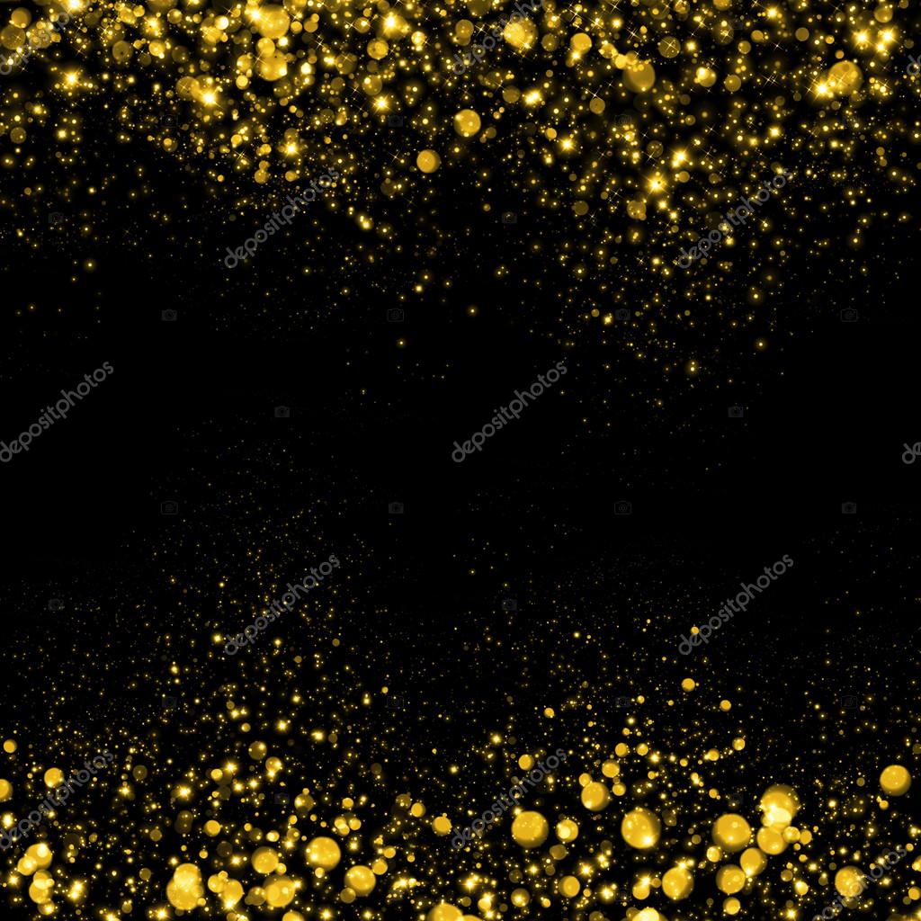 Gold glittering sparks background Stock Photo by ©ronedale 86891788