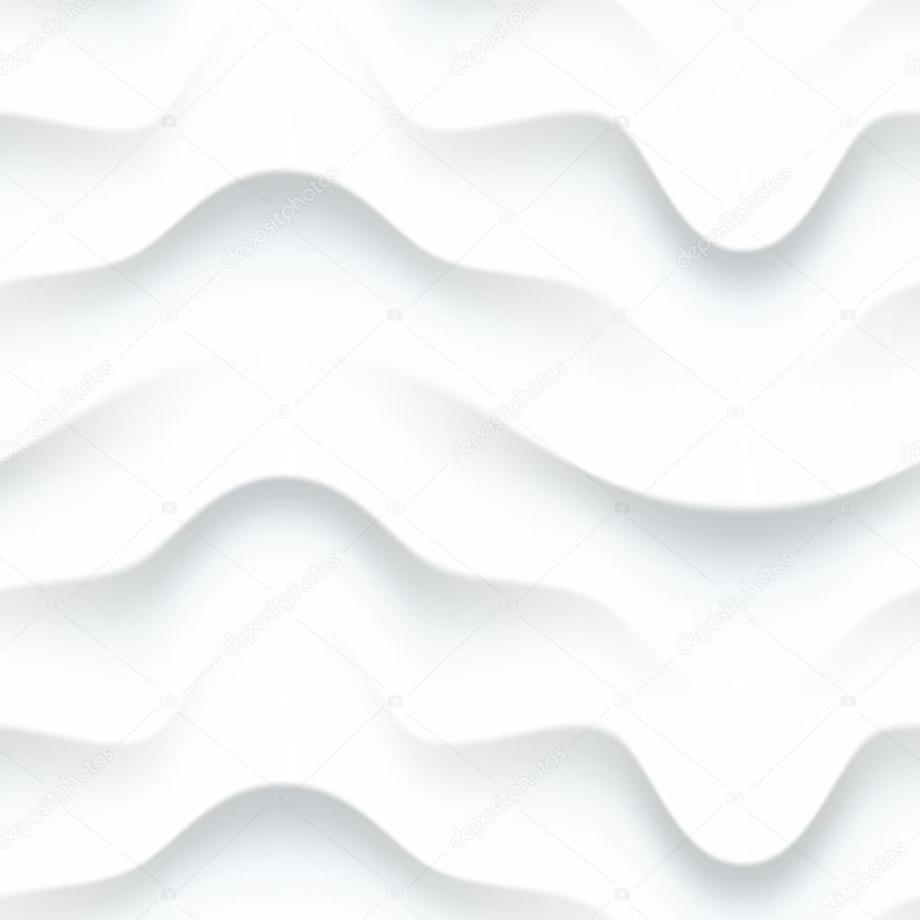 White seamless texture. Wavy background — Stock Vector © ronedale #87431906