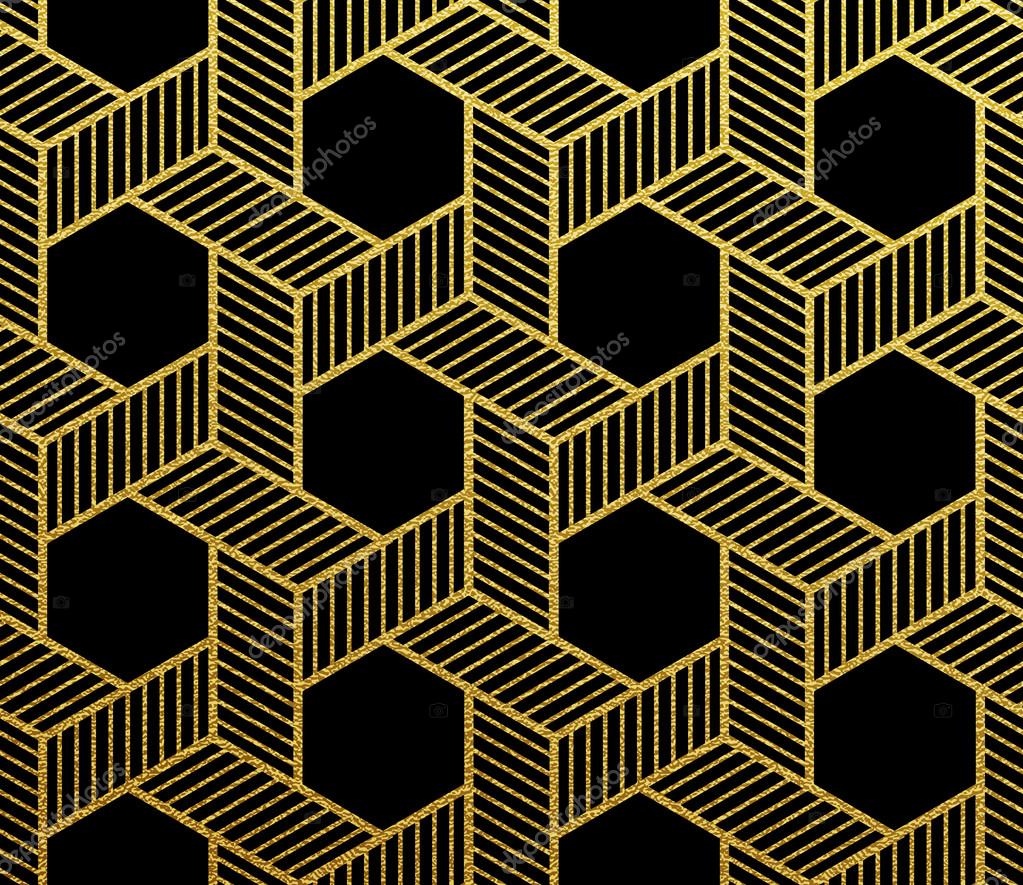 Vector geometric gold pattern Stock Vector Image by ©ronedale #90991848