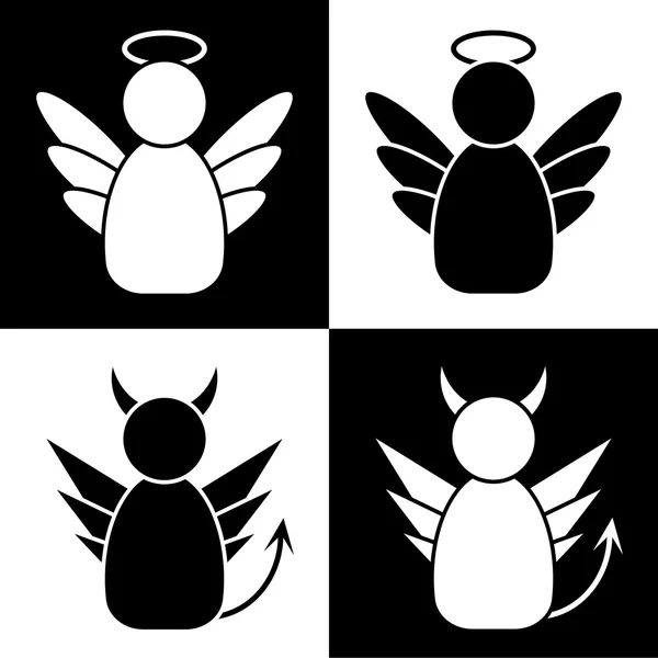 Easy Drawings Of Demons And Angels