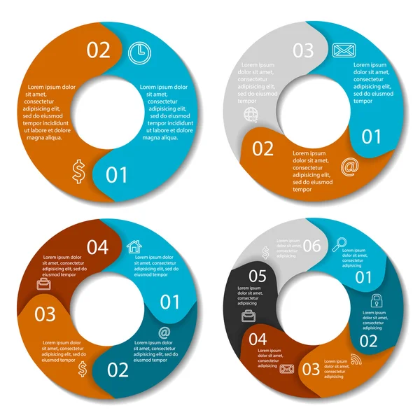 6 circles infographic Vector Art Stock Images | Depositphotos
