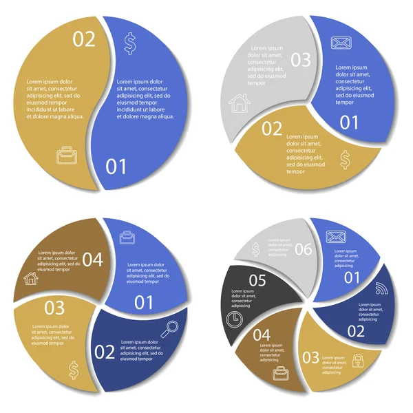 6 circles infographic Vector Art Stock Images | Depositphotos