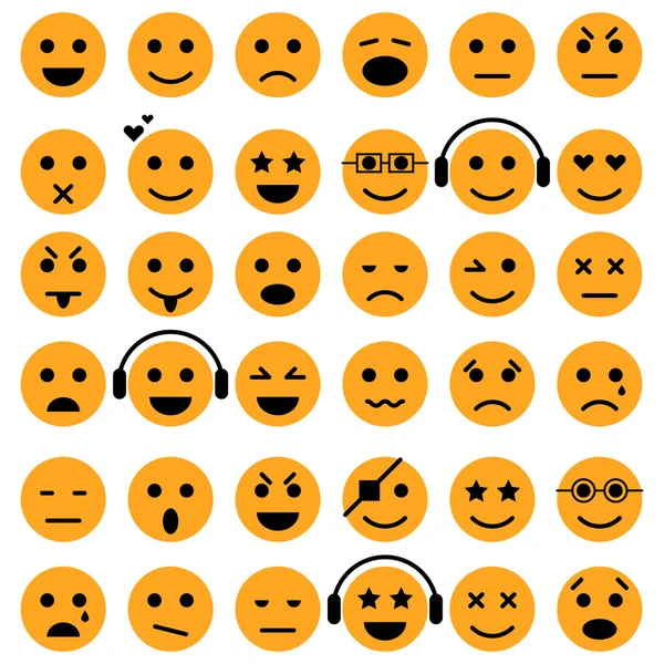 Set Emoticons Emoji Level Rank Load Excellent Good Normal Bad Stock ...