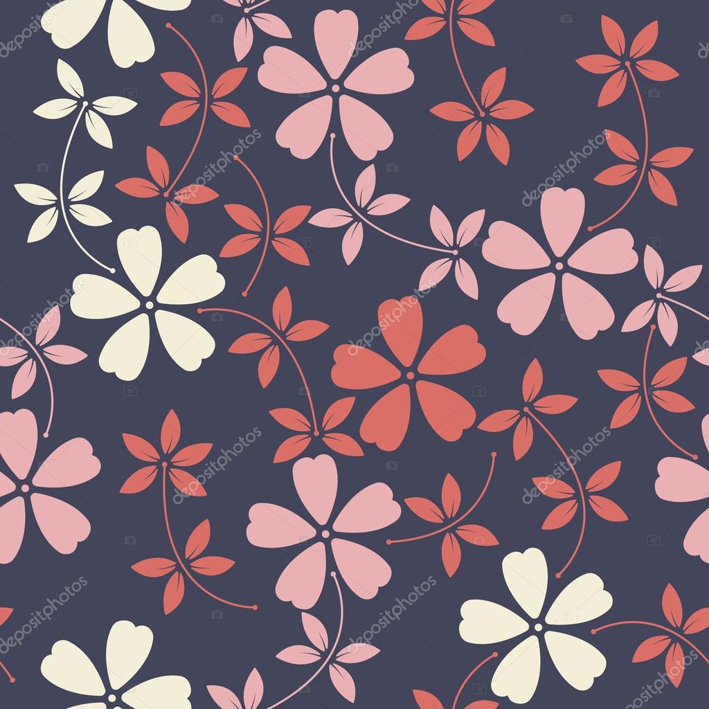 Stylish endless pattern with decorative flowers — Stock Vector © Da6kin ...