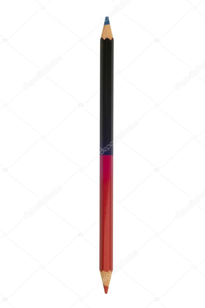 Red blue pencil — Stock Photo © rasoterra@gmail.com #96199574