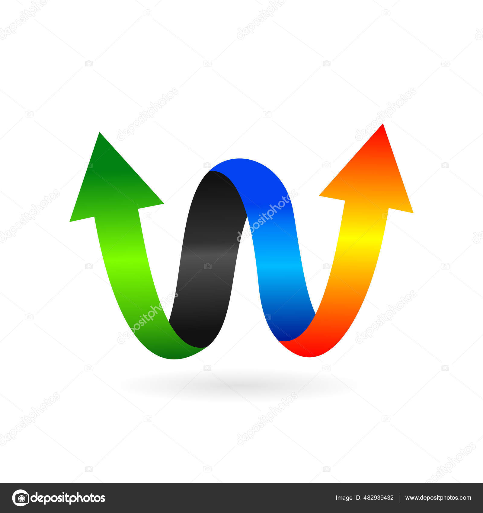 Payment Vector Logo Arrow Symbol Stock Vector Image by ©VMstudio #482939432