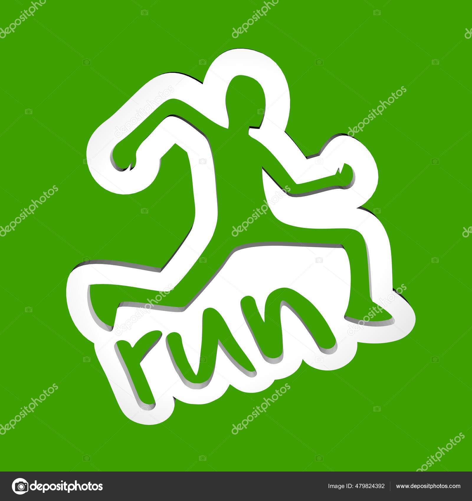 Run Symbol Close Stock Illustration by ©RATOCA #479824392