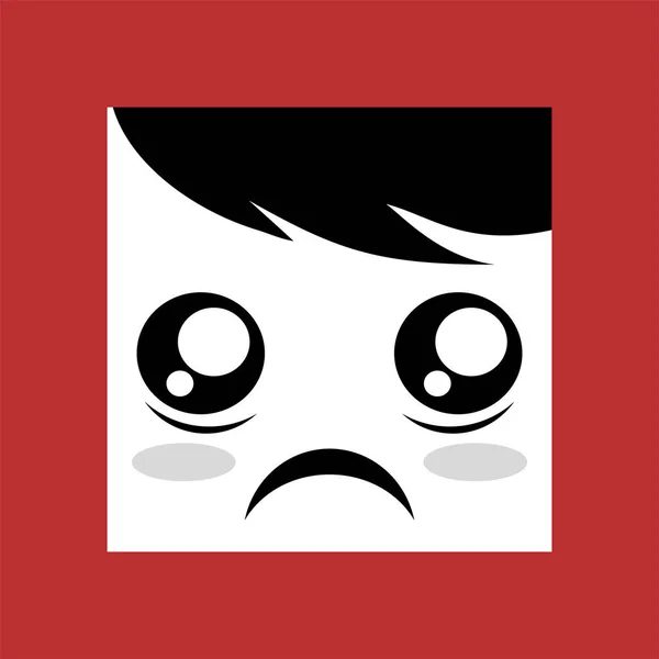 12,577,704 Cara triste roja Vector Images | Depositphotos