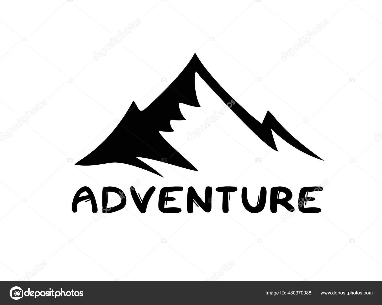 Mountain Peak Symbol Vector Illustration Stock Vector by ©RATOCA 480370088