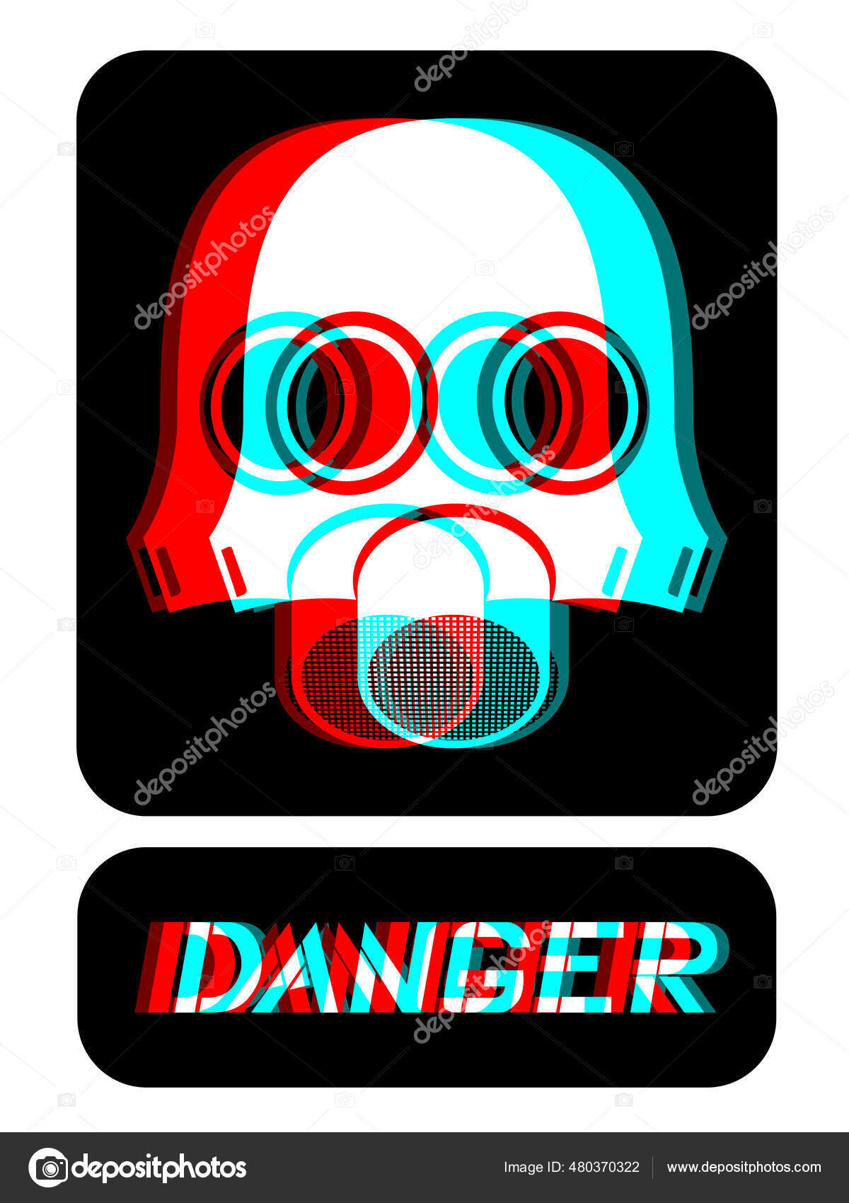 Danger Icon Vector Illustration Stock Vector by ©RATOCA 480370322
