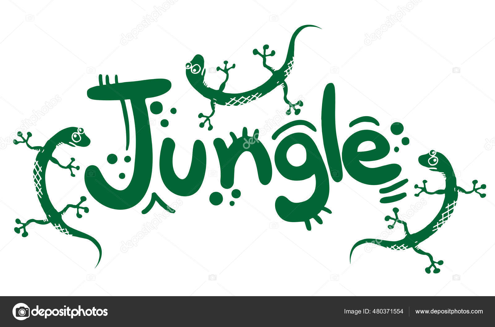 Jungle Icon Vector Illustration Stock Vector by ©RATOCA 480371554
