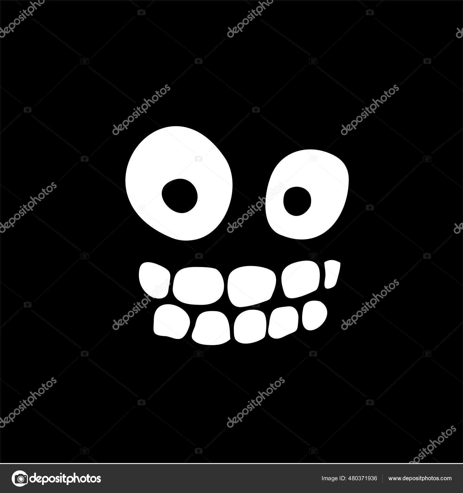 Face Dark Vector Illustration Stock Vector by ©RATOCA 480371936