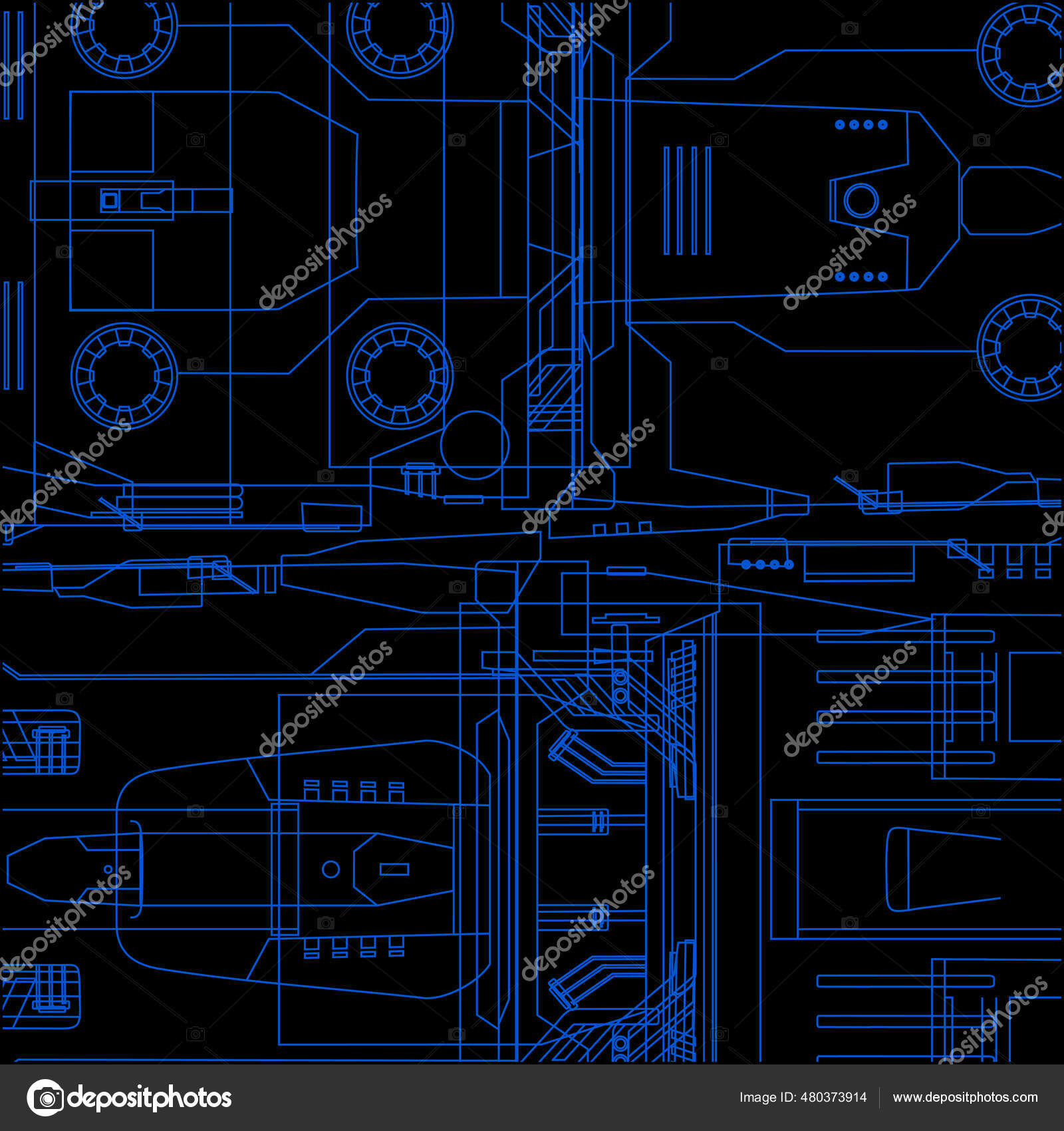 Engineering Background Vector Illustration Stock Vector by ©RATOCA ...