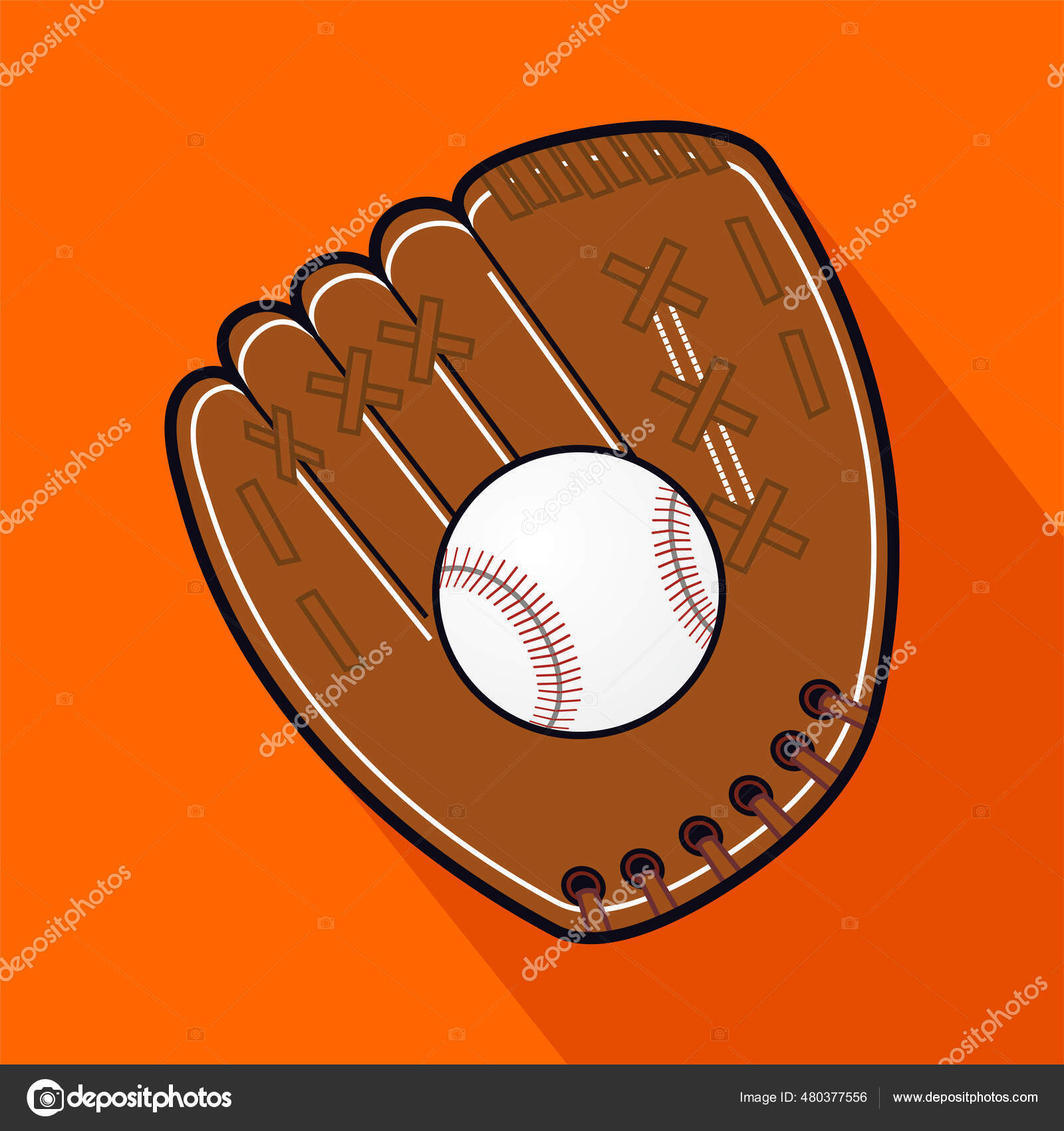 Béisbol Símbolo Vector Ilustración Vector de stock #480377556 de ©RATOCA