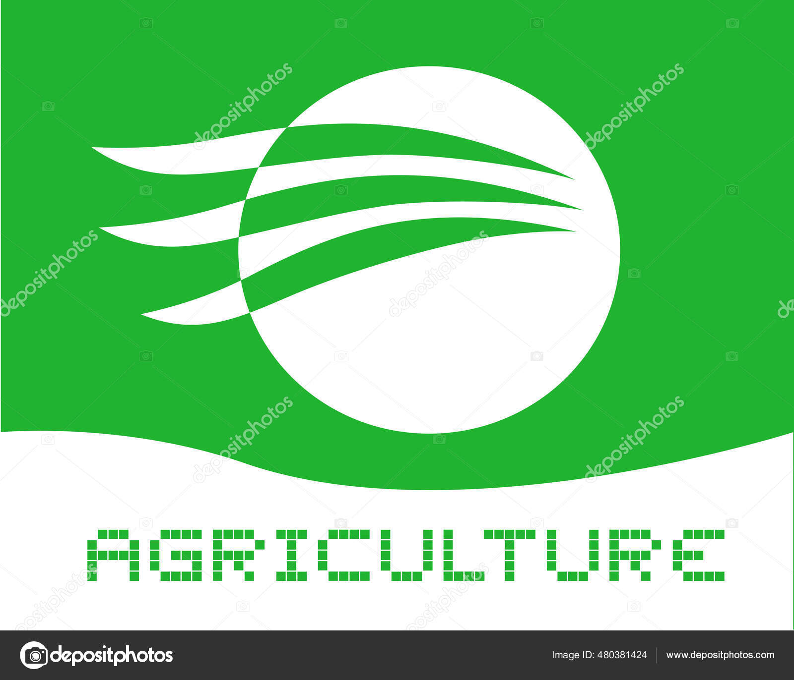 Original Agriculture Symbol Vector Illustration Stock Vector Image by ...