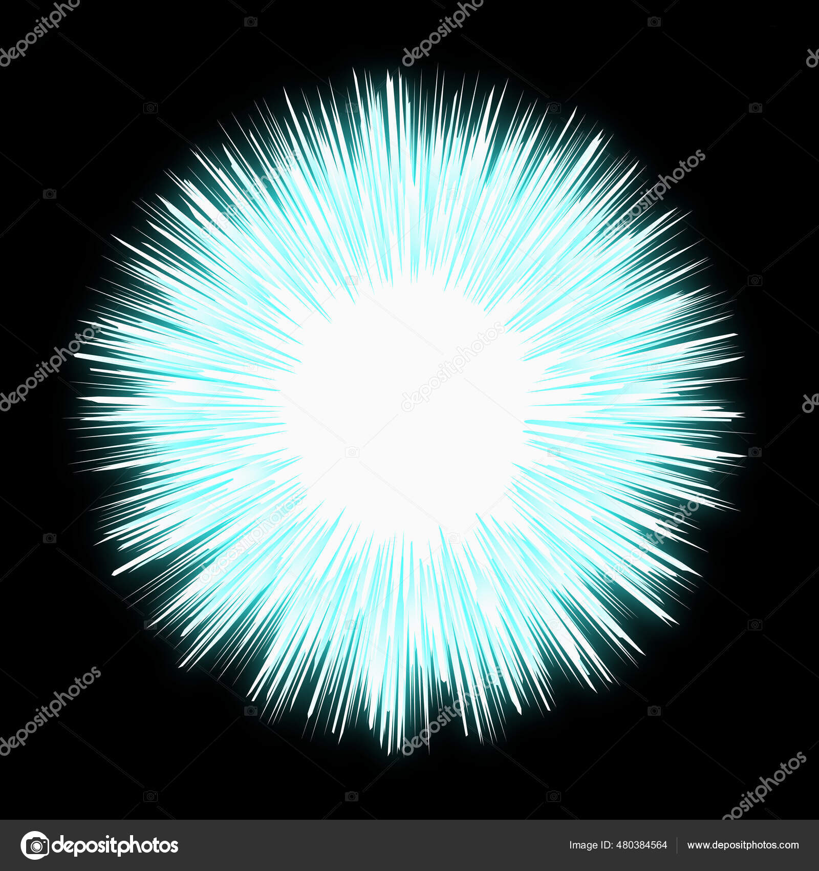 Explosion Effect Background Vector Illustration Stock Vector Image by ...