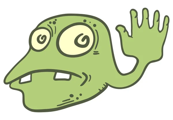 Green Puppet Vector Illustration Stock Vector by ©RATOCA 480396550