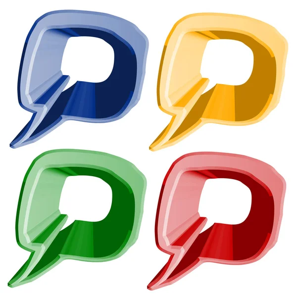 Illustration Three Color Comic Symbols Stock Vector Image by ©RATOCA ...