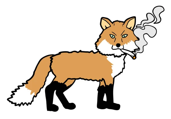 24,078,687 Fox smoking Vector Images | Depositphotos