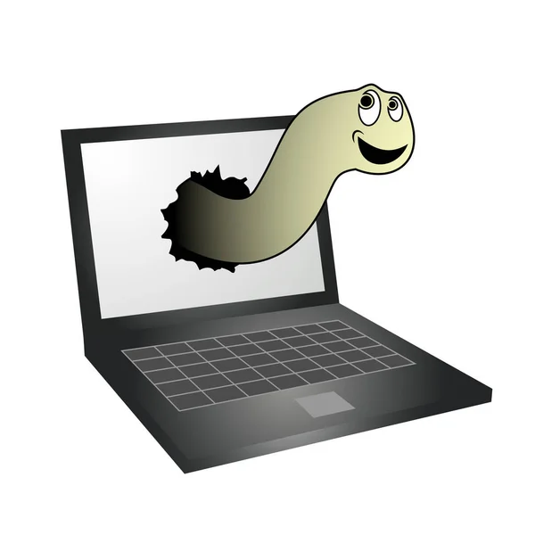 Computer Worm Clipart