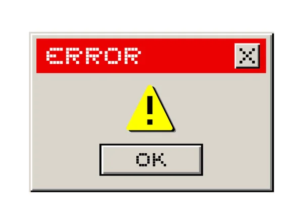 Computer Error Vector Illustration Stock Vector by ©RATOCA 480379190