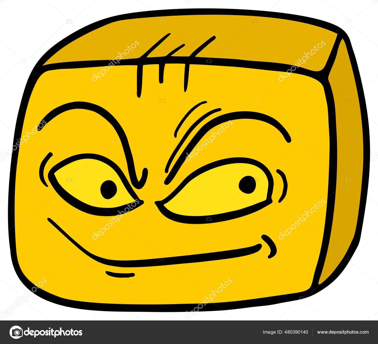 Yellow Cube Vector Illustration Stock Vector by ©RATOCA 480390140