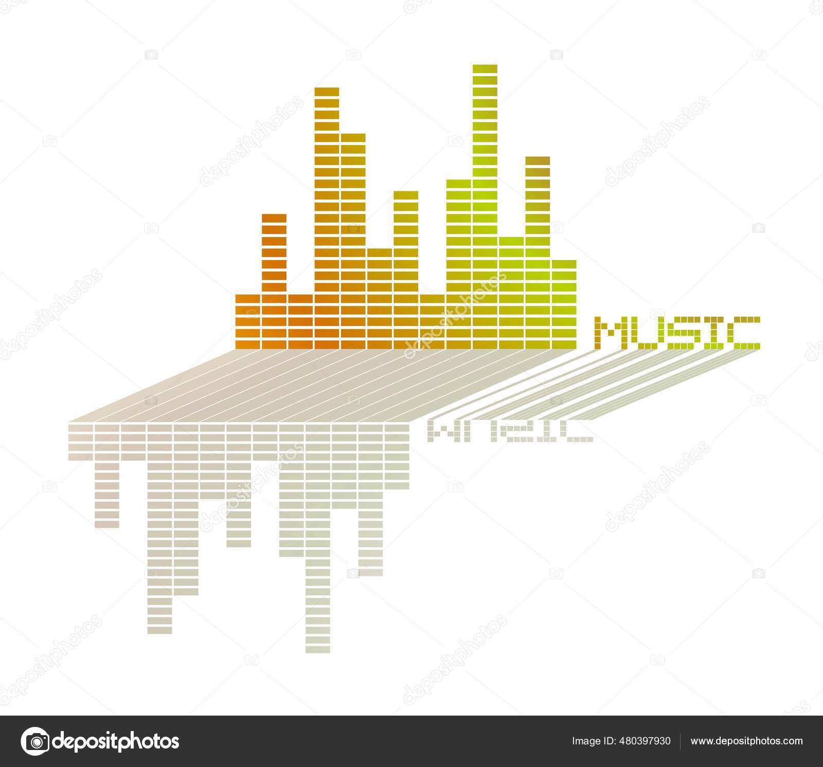 Design Sound Bars Vector Illustration Stock Vector by ©RATOCA 480397930