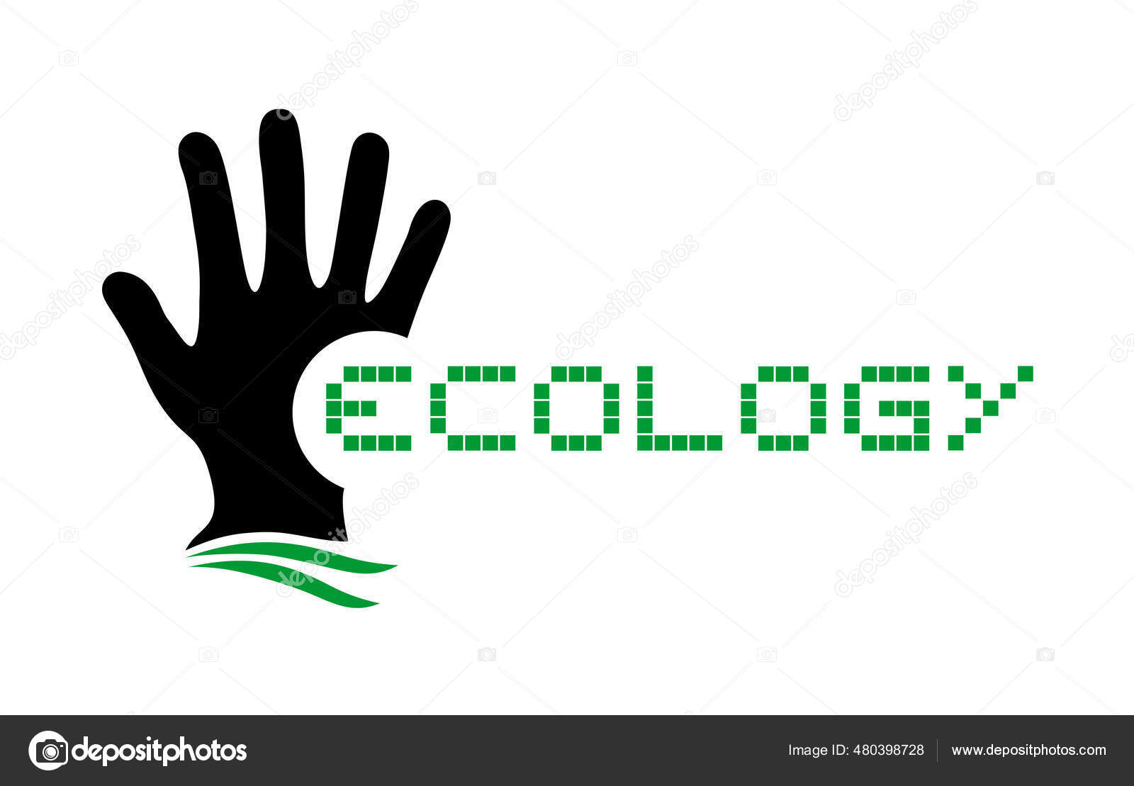 Ecology Symbol Vector Illustration Stock Vector by ©RATOCA 480398728