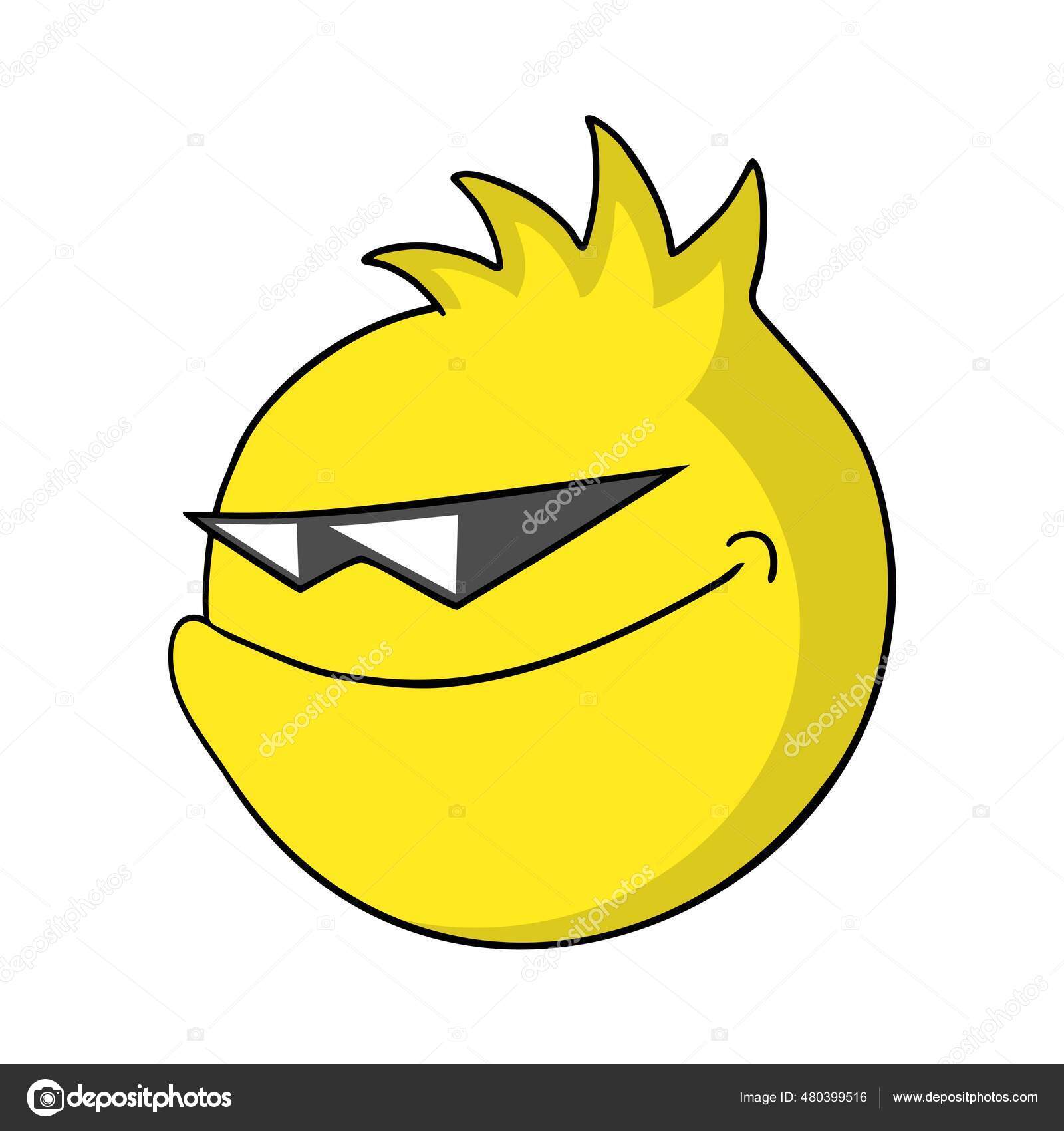 Cool Expression Draw Vector Illustration Stock Vector by ©RATOCA 480399516