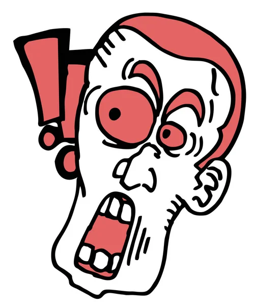 Red Face Vector Illustration Stock Vector by ©RATOCA 480398012