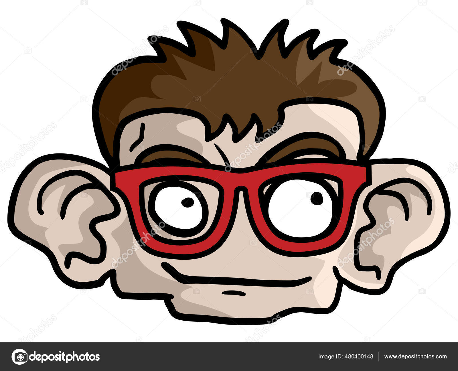 Retarded Face Cartoon