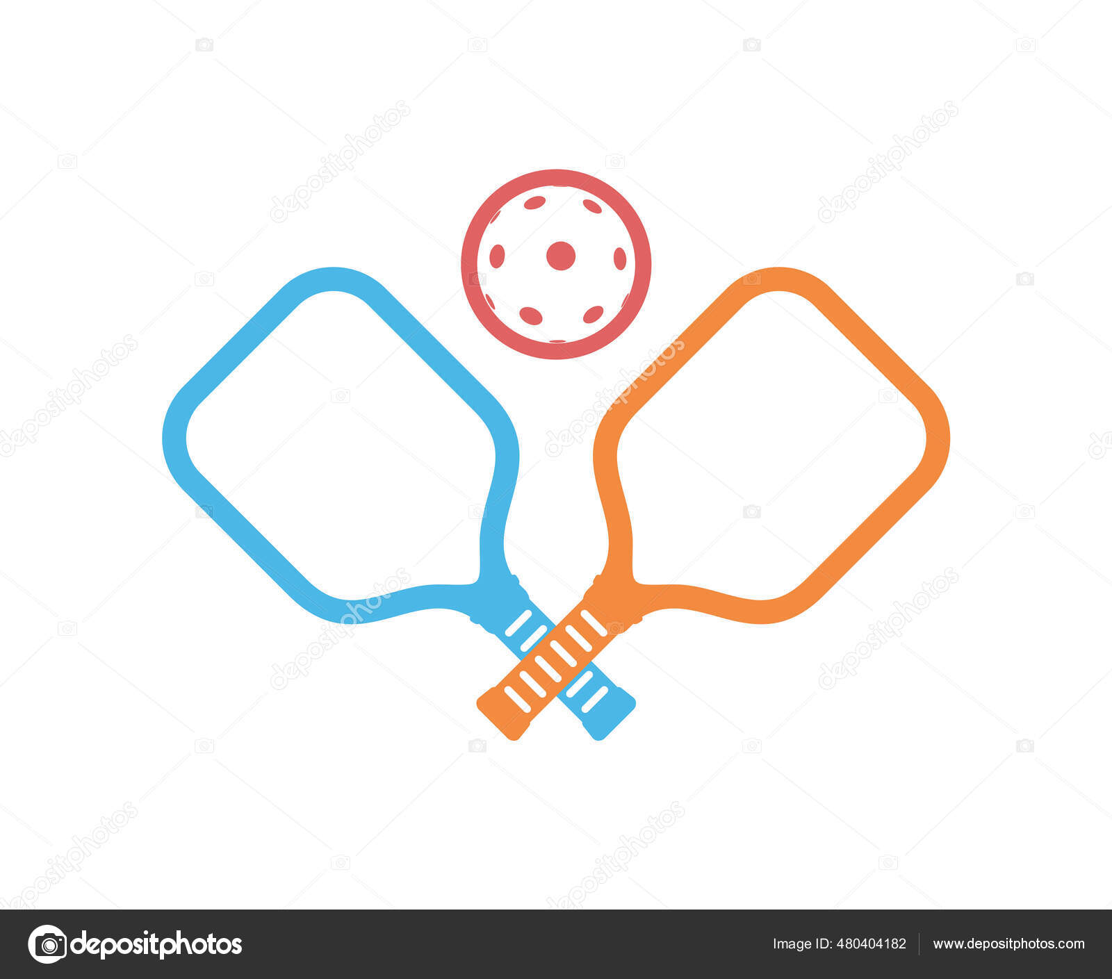 Pickleball Sport Symbol Vector Illustration Stock Vector by ©RATOCA ...