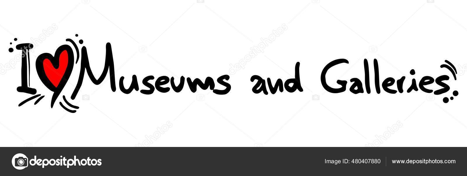 Love Museums Galleries Stock Vector by ©RATOCA 480407880