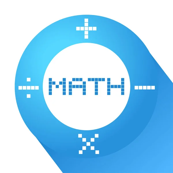 Logo de matemáticas imágenes de stock de arte vectorial | Depositphotos