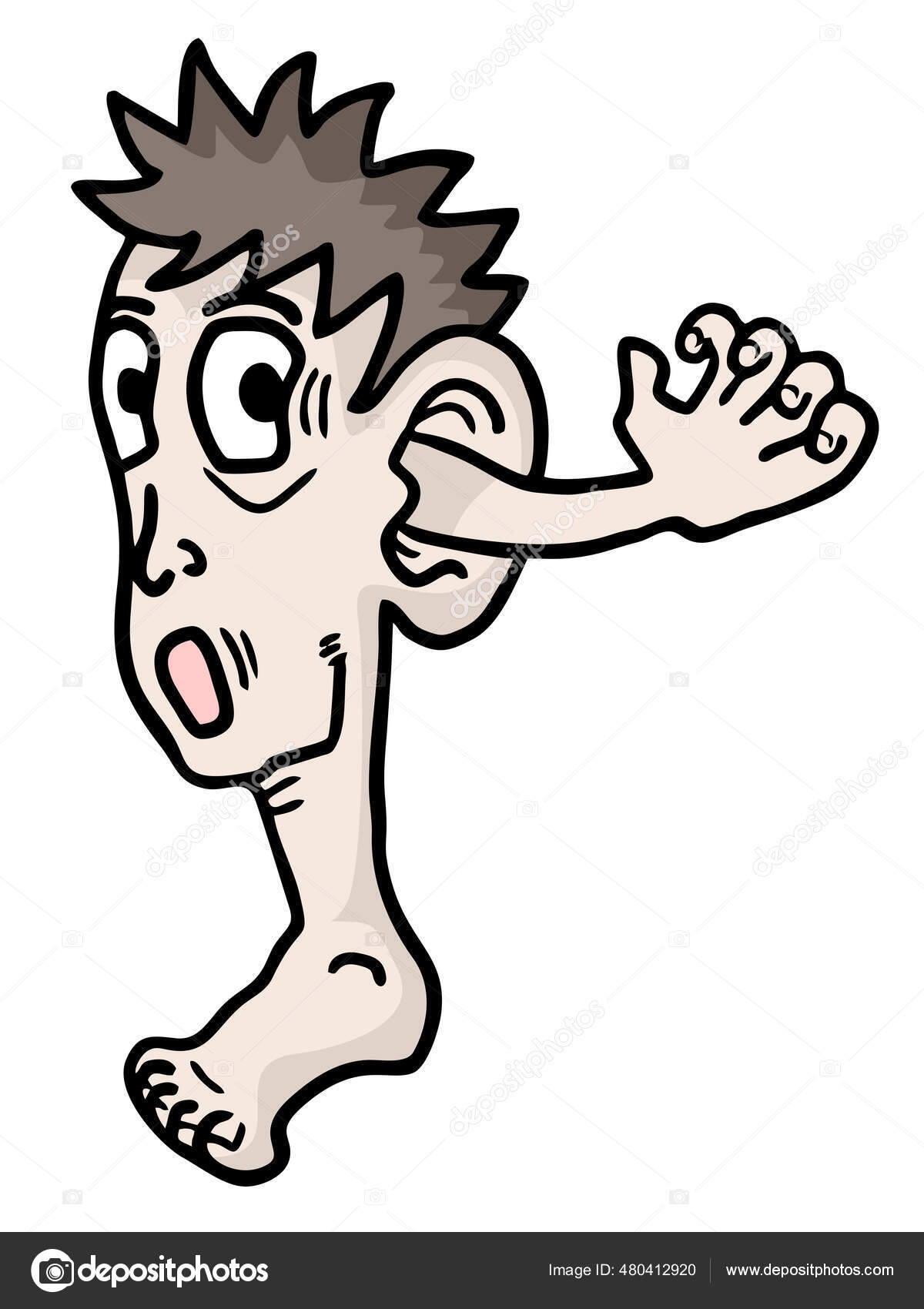 Rare Man Vector Illustration Stock Vector by ©RATOCA 480412920