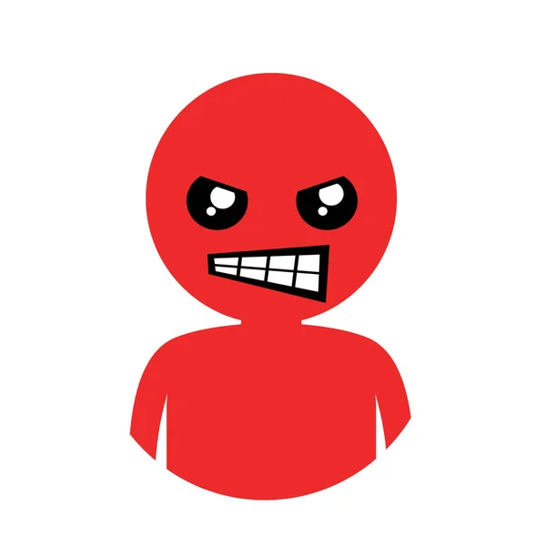 Red Face Vector Illustration Stock Vector by ©RATOCA 480398012