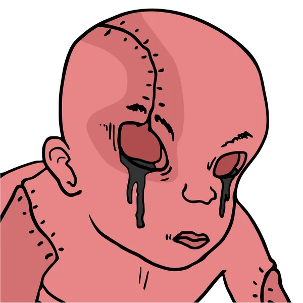 Evil baby doll Vector Art Stock Images | Depositphotos