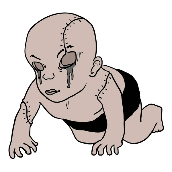 Evil baby doll Vector Art Stock Images | Depositphotos