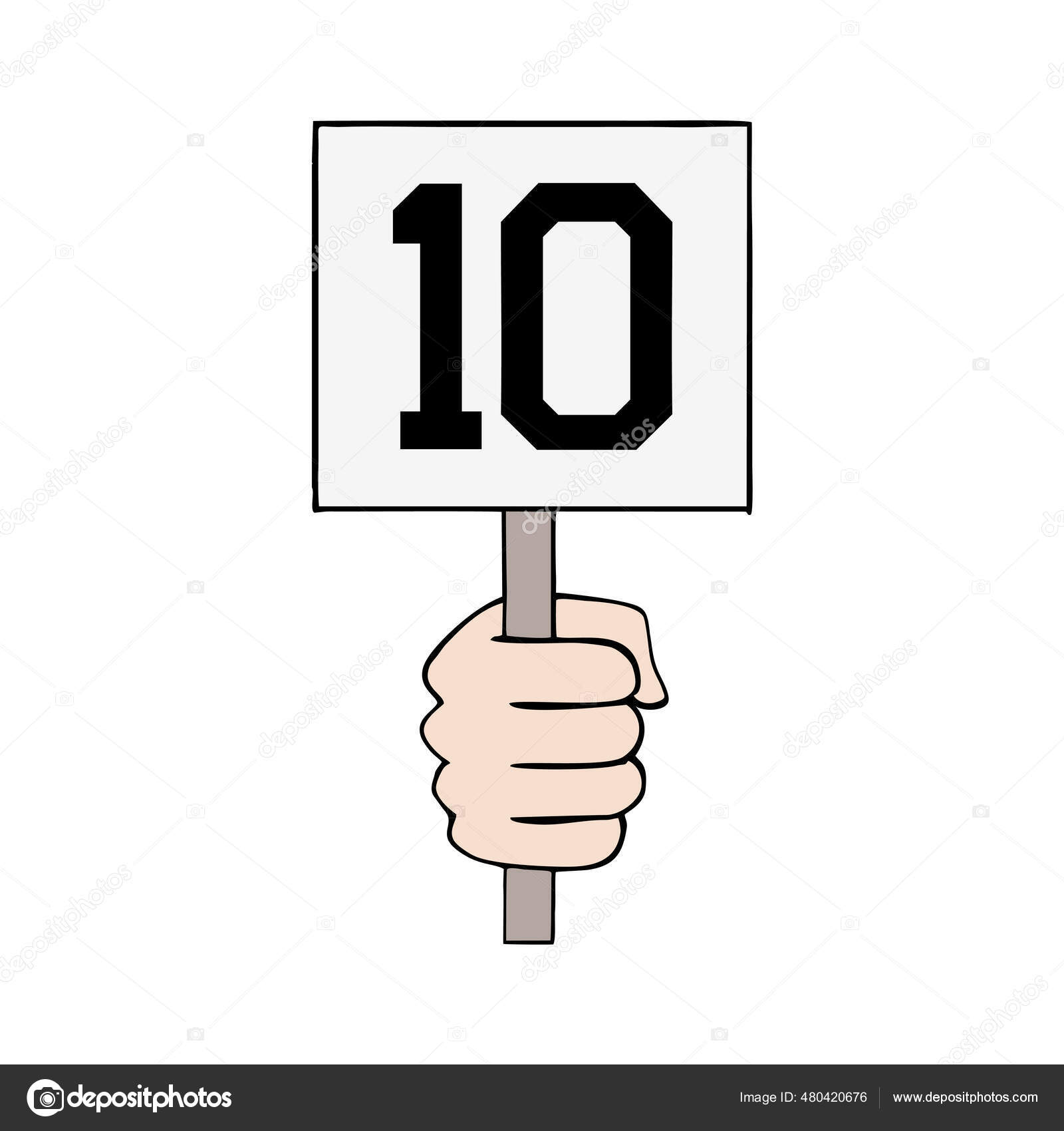 Perfect 10 Sign