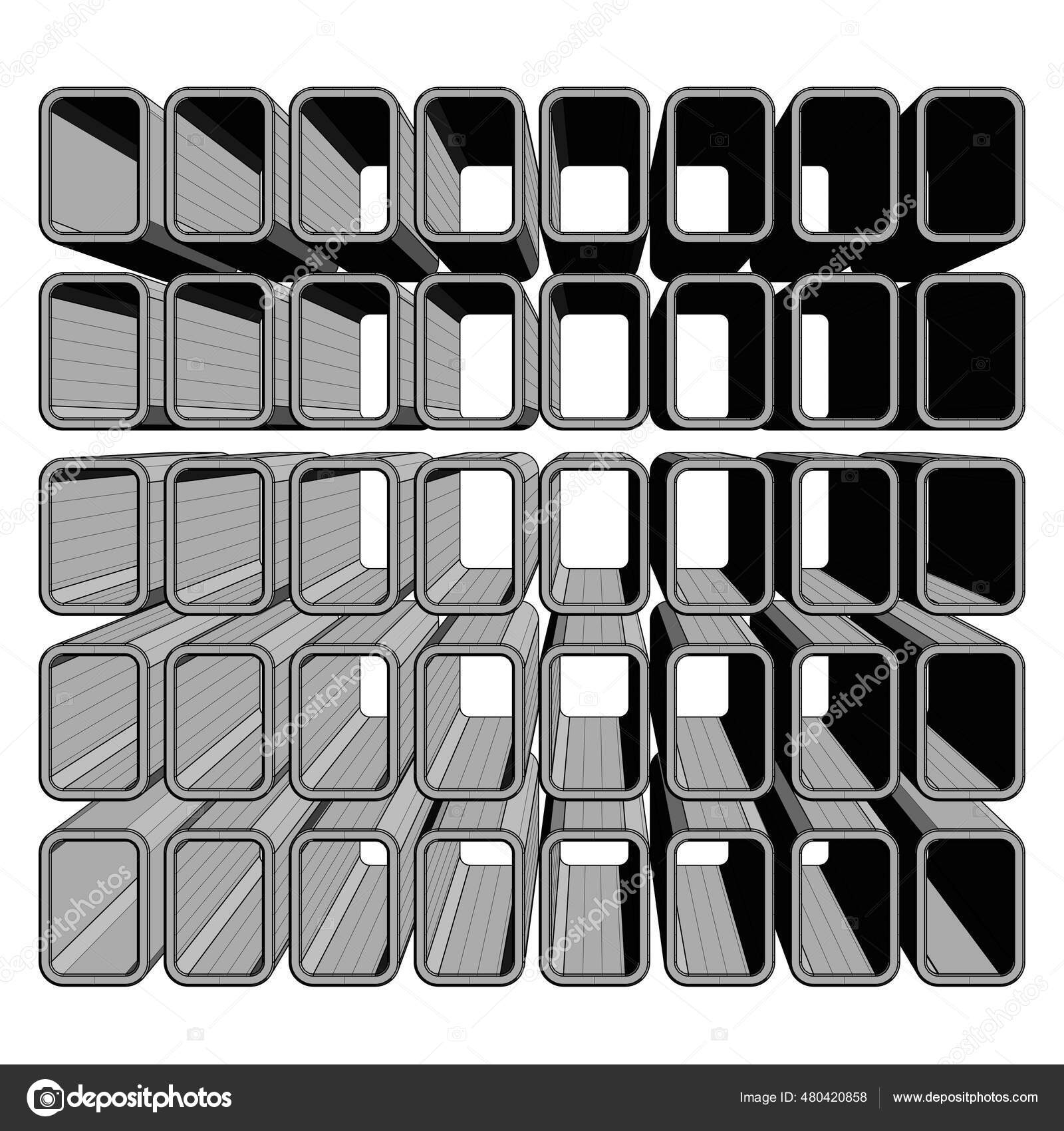 Vector Illustration Matrix Background Space Text Stock Vector by ...