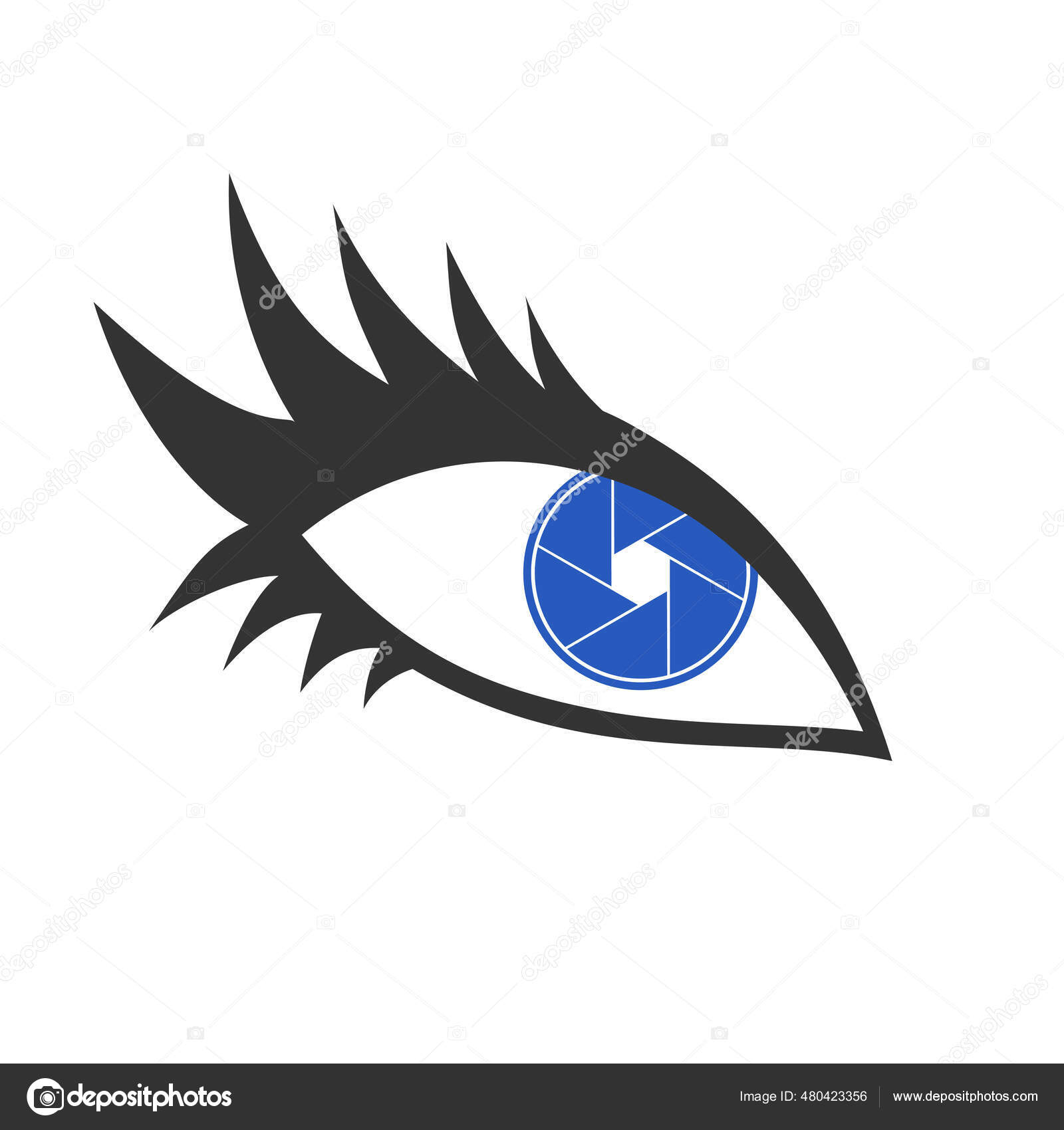 Shutter Cam Símbolo Vetor Ilustração Vetor de stock de ©RATOCA 480423356