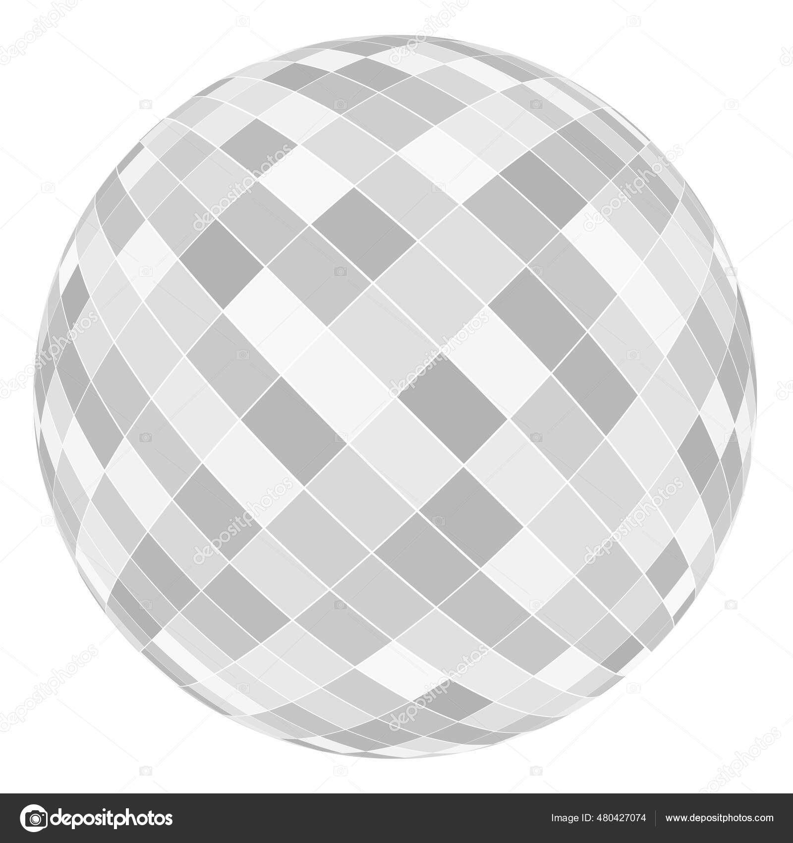 Disco Ball Isolated White Background Stock Vector By ©ratoca 480427074
