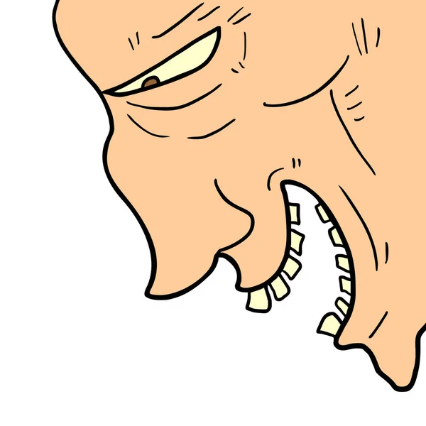 Rare Face Vector Illustration Stock Vector by ©RATOCA 480376502