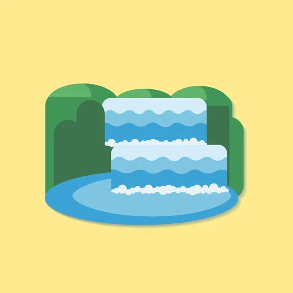 Waterfall icon Vector Art Stock Images | Depositphotos