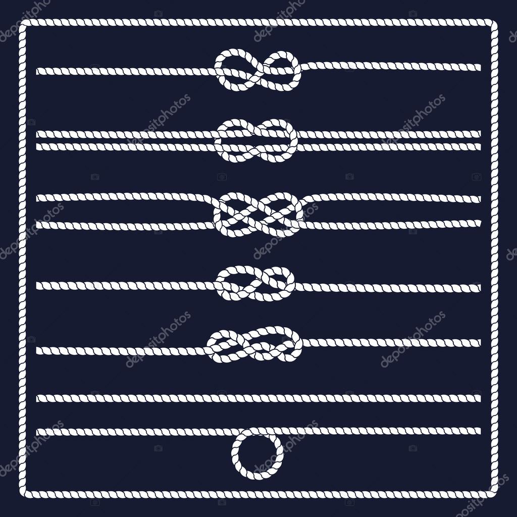Marine rope knot — Stock Vector © createrosalia #94207818 Marine rope knot — Stock Vector © createrosalia #94207818