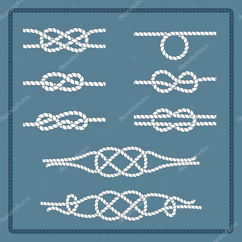 Marine rope knot — Stock Vector © createrosalia #94207820 Marine rope knot — Stock Vector © createrosalia #94207820
