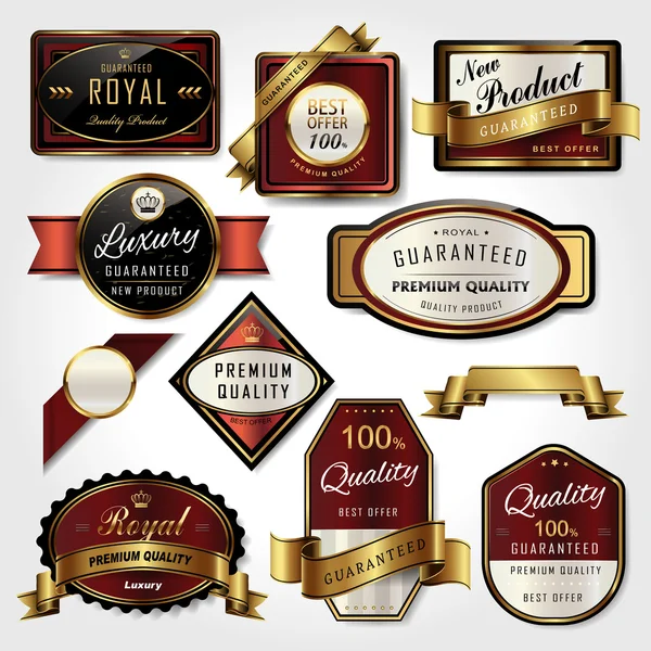 Premium labels set collection Stock Vector Image by ©HstrongART #107843300
