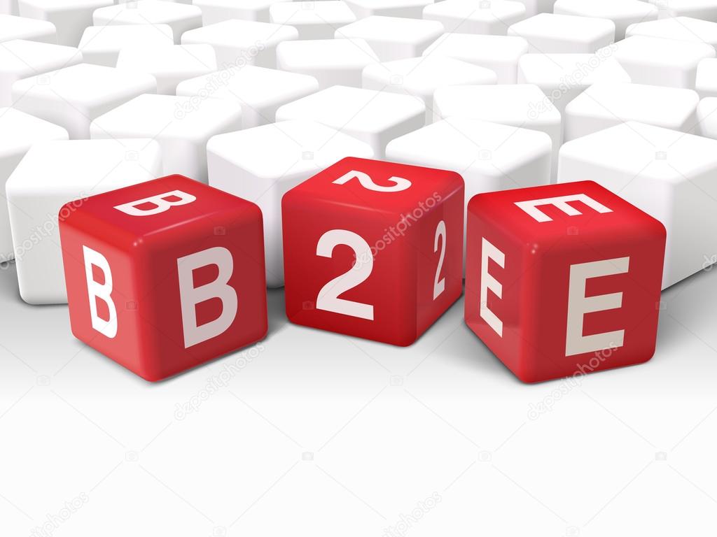 3d dice illustration with word B2E Stock Vector by ©HstrongART 107107110