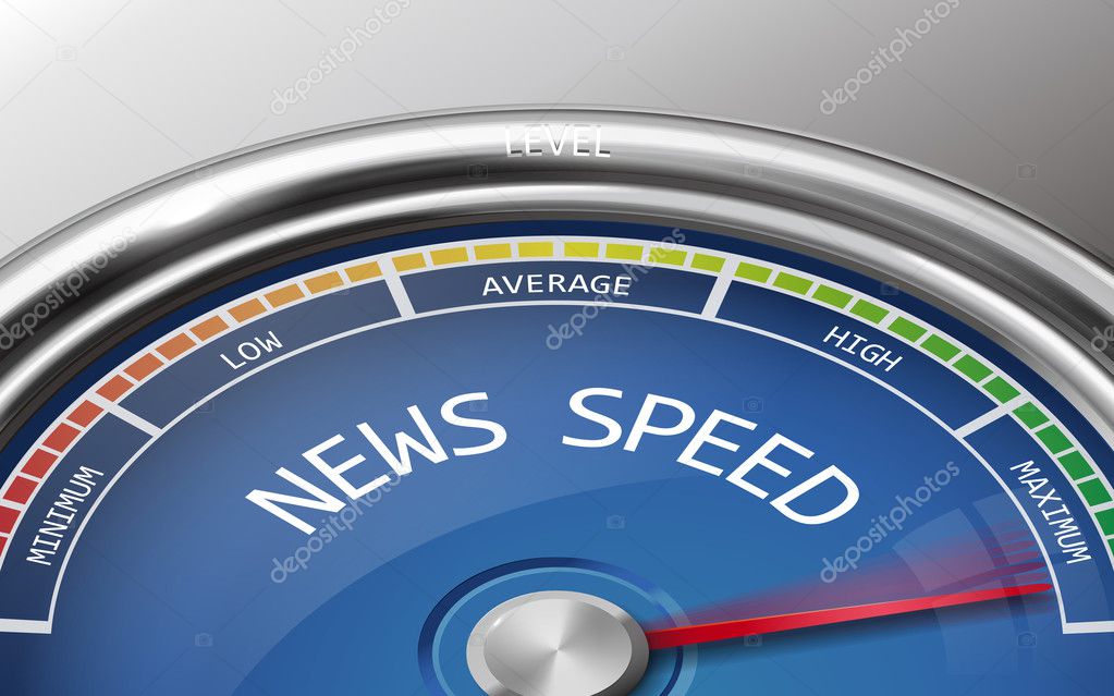 New speed conceptual 3d illustration meter indicator Stock Vector Image ...