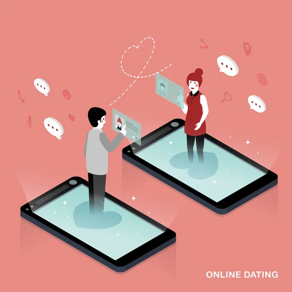 Online dating Vector Art Stock Images | Depositphotos